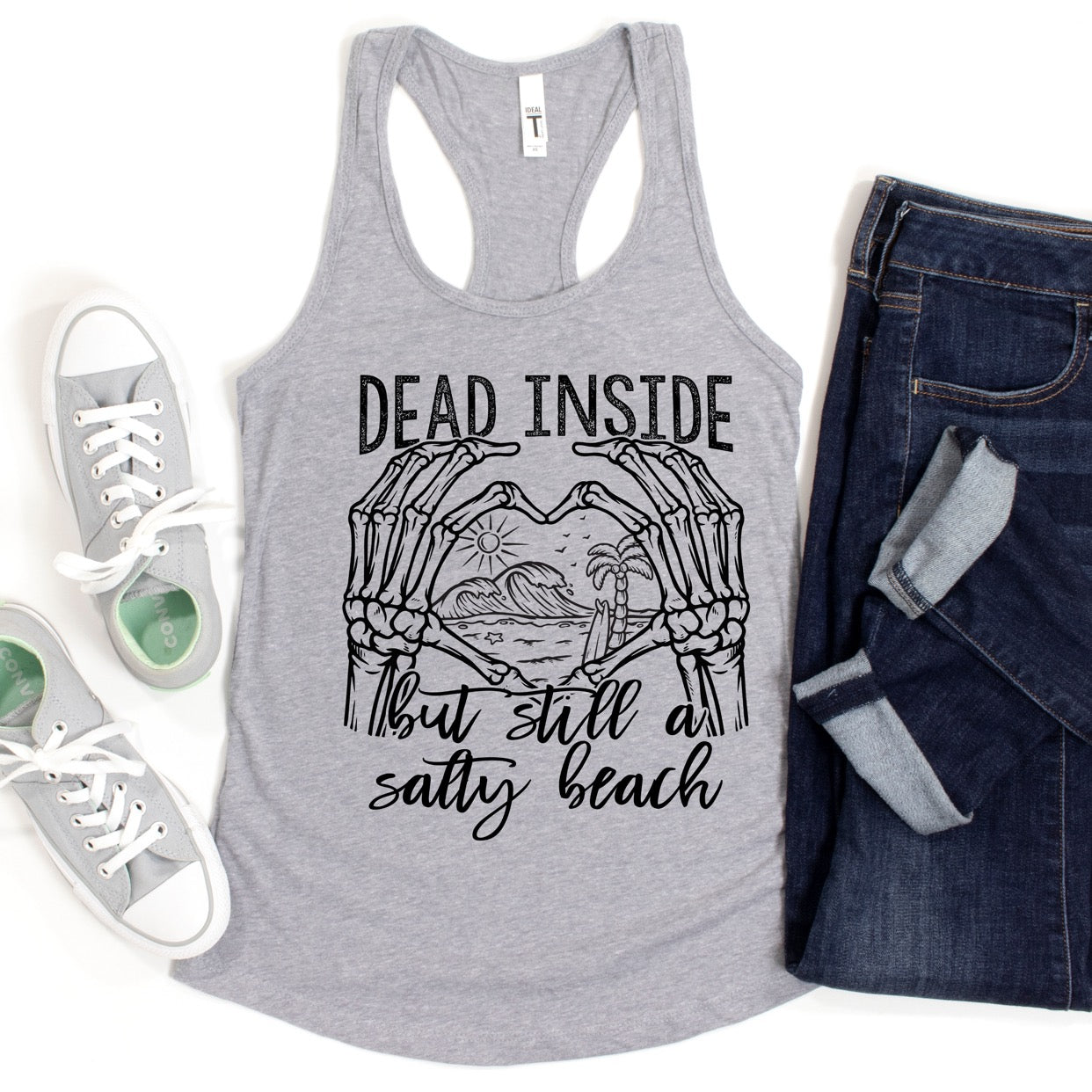 DEAD INSIDE BUT STILL A SALTY BEACH - DTF TRANSFER – Shopsalesollieandco