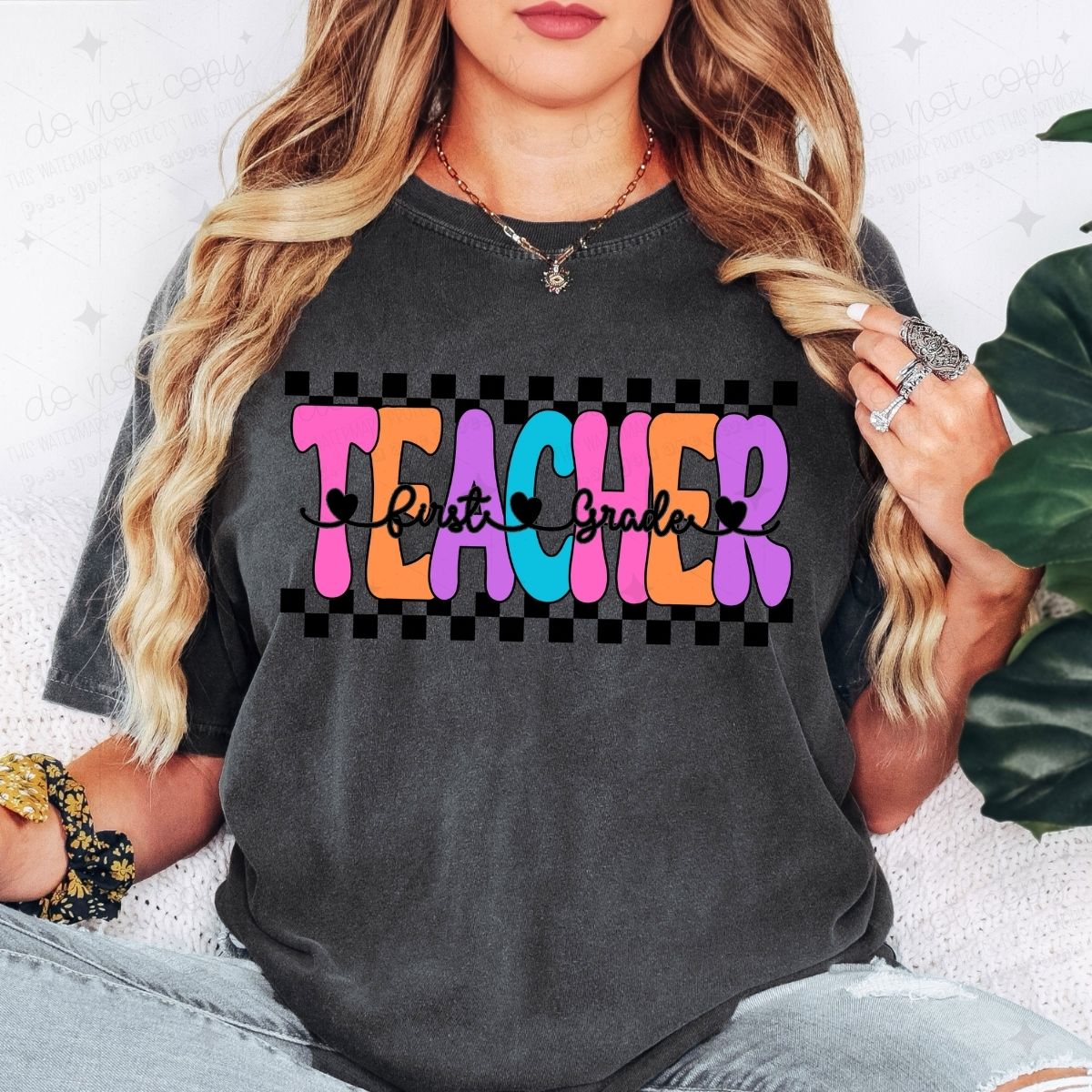 FIRST GRADE TEACHER - DTF TRANSFER – Shopsalesollieandco