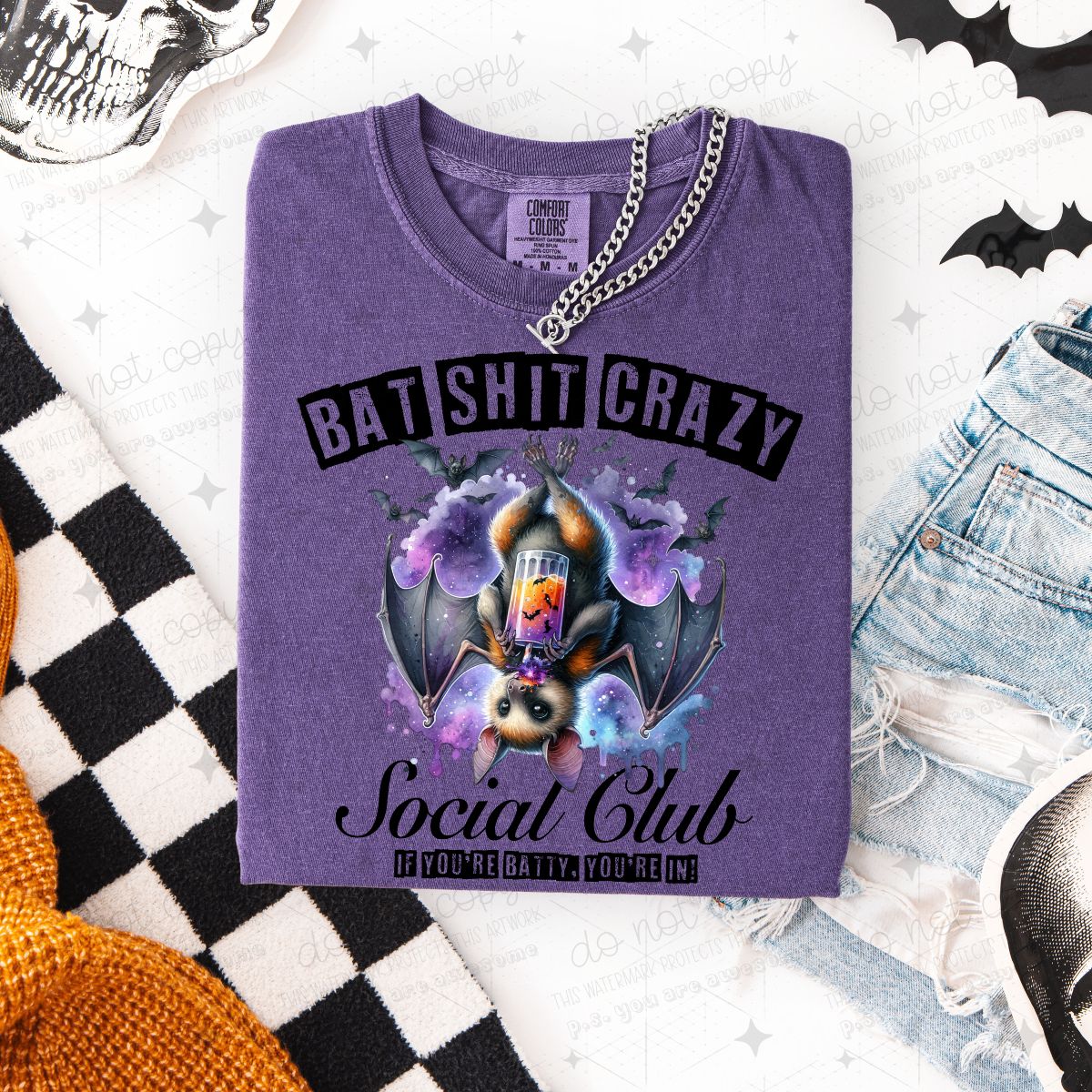BAT SHIT CRAZY - DTF TRANSFER – Shopsalesollieandco
