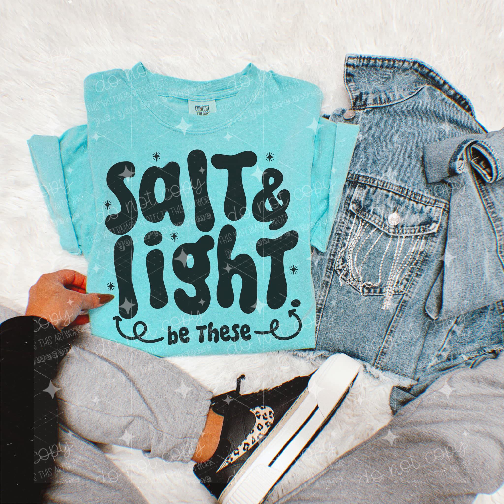 SALT & LIGHT BE THESE *OLLIE & CO. EXCLUSIVE* - DTF TRANSFER ...