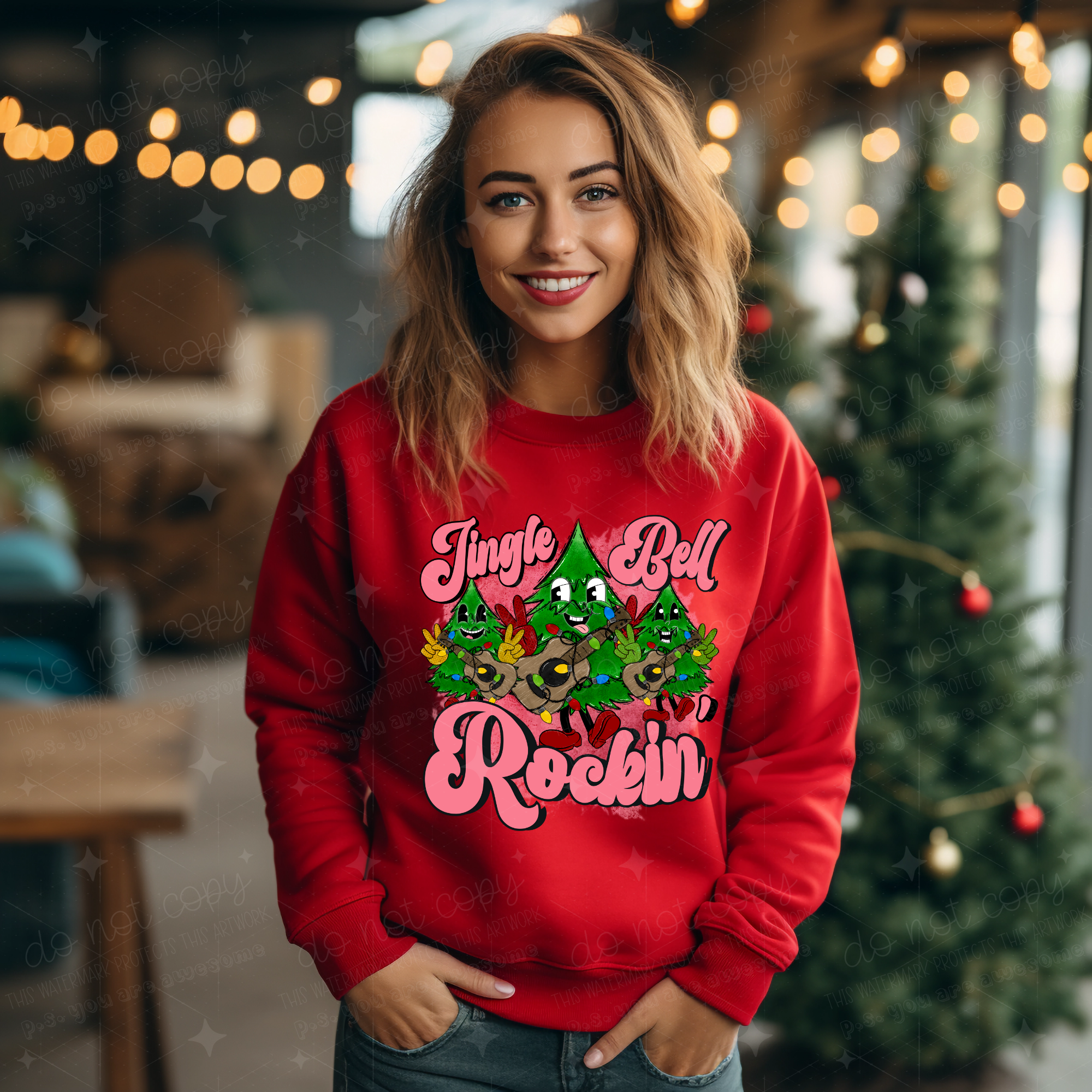 JINGLE BELL ROCKIN' - DTF TRANSFER – Shopsalesollieandco